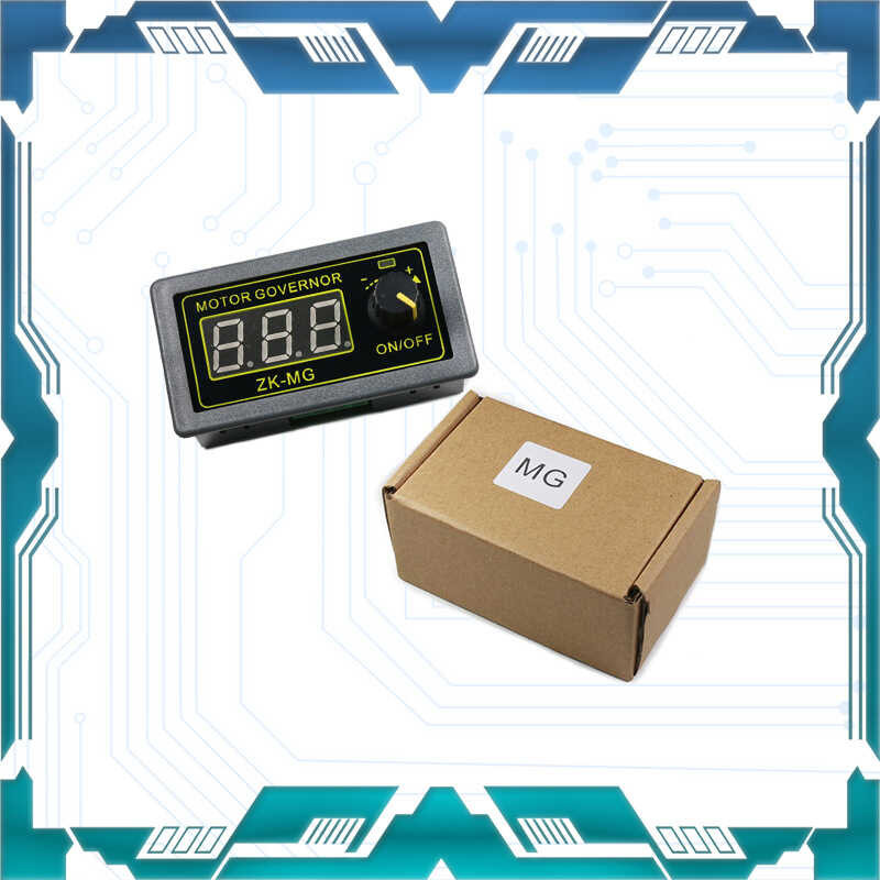 150W high-power PWM DC motor 5V speed 12V encoder 24V duty cycle frequency switch ZK-MG | Shopee ...