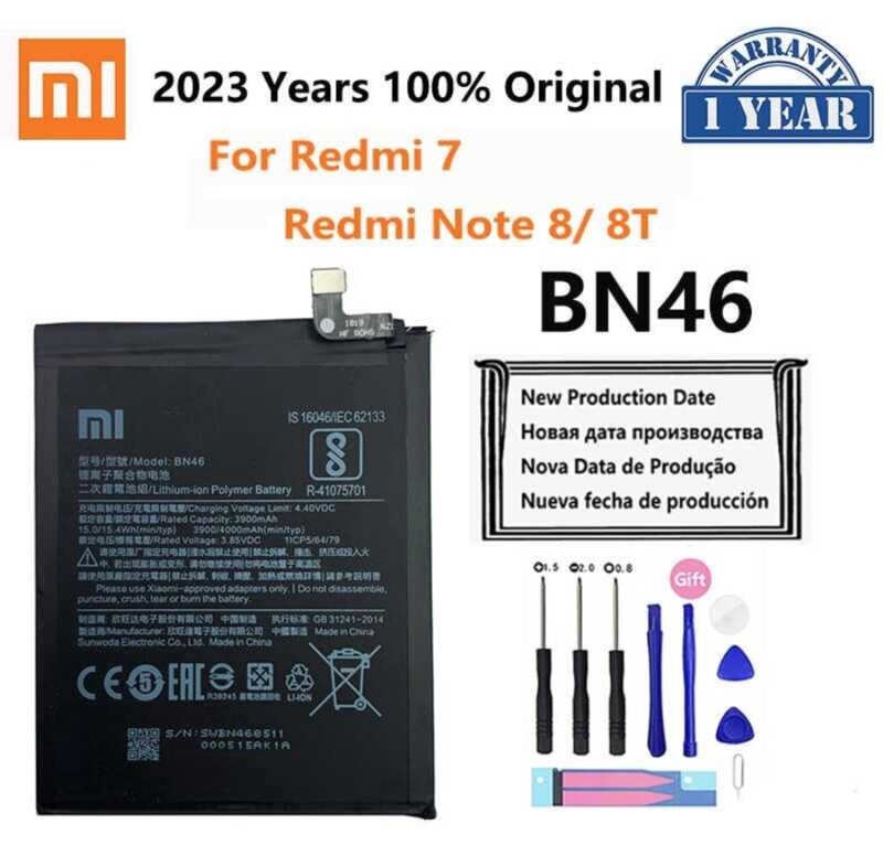 XIAOMI Redmi Note 8/Note 8T Redmi 7 Battery Model Bn46 High Quality ...