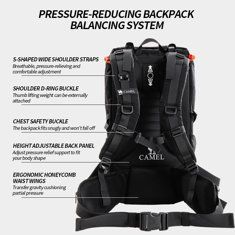 New Outdoor 40L Lightweight Waterproof Mountaineering Bag, Professional ...