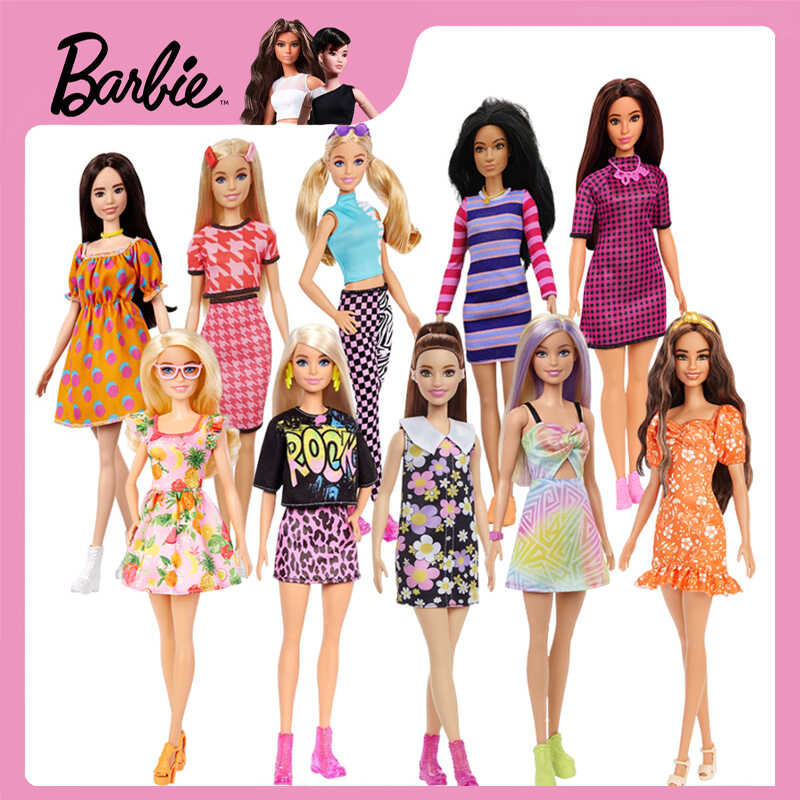 Fashionista Series Extra Long Curly Hair Doll Flexible Joint Version ...