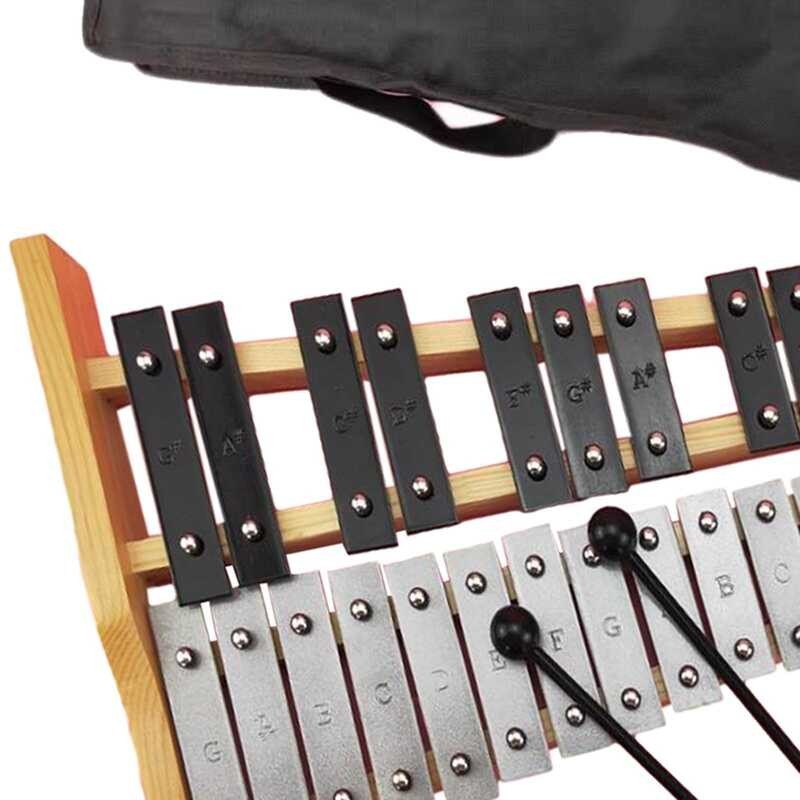 25 Nota Glockenspiel Percussion Xylophone Music Instrument Toy For Band ...