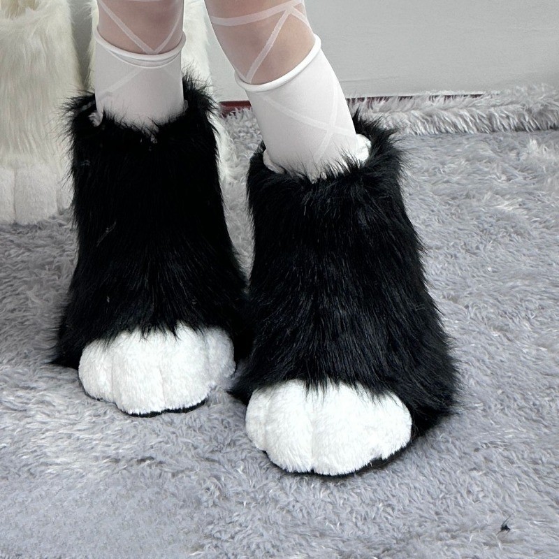 Kig Series Furry Foot Cover Suit for Girl Cute Cosplay Props Big Shoes ...