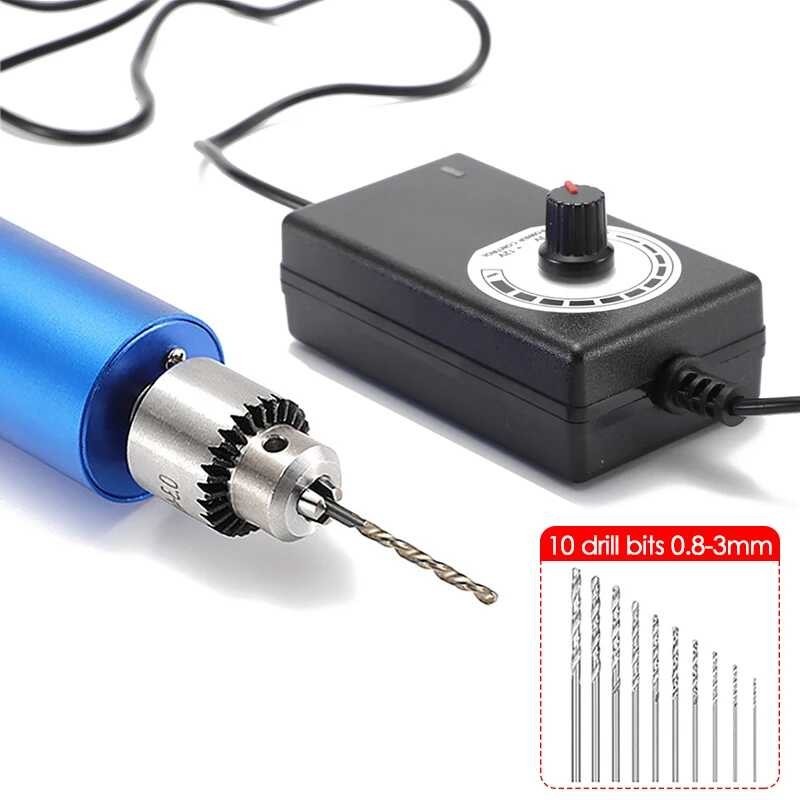 220V Mini Grinder Engraver Electric Hand Drill Engraving Rotary Tool ...