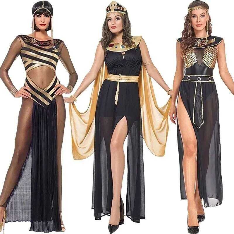 Tt Medieval Queen Cleopatra Costumes For Adult Women Ancient Egyptian ...