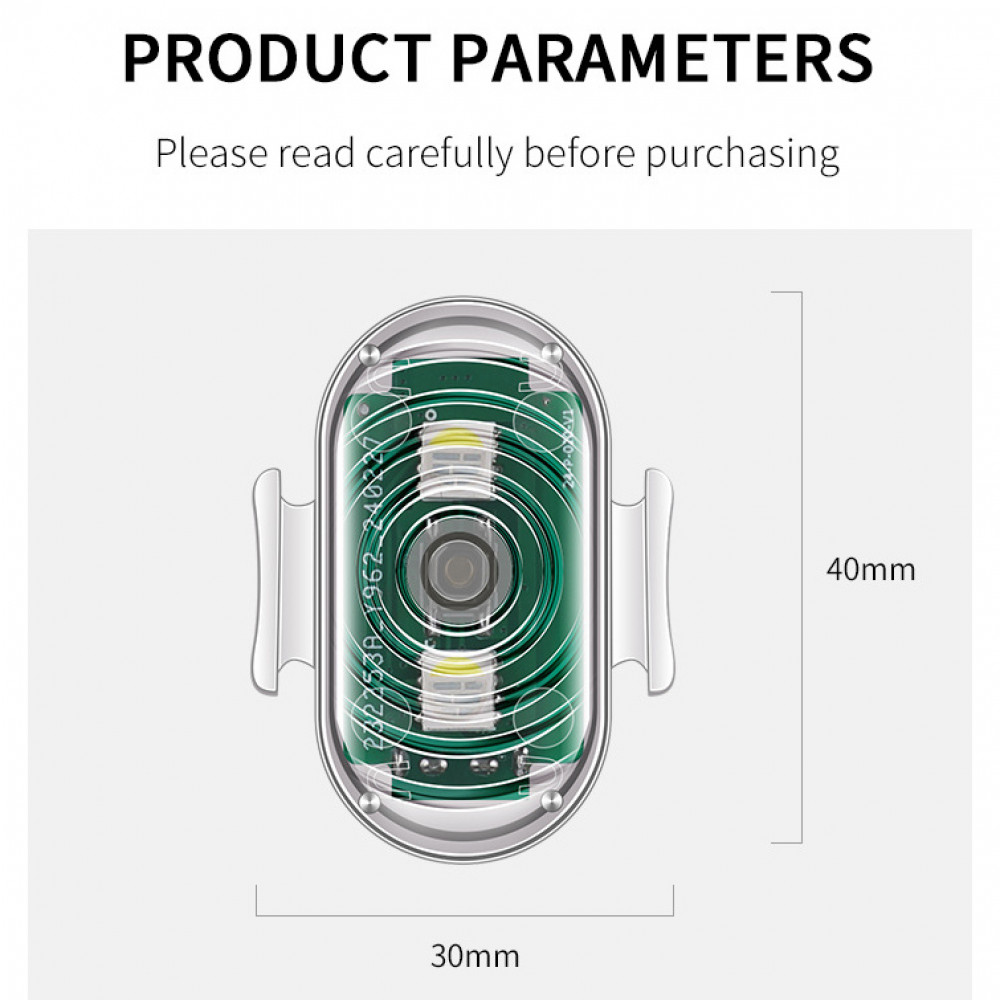 Motorcycle Wireless Remote Control RGB LED Strobe Light for Car Bike ...