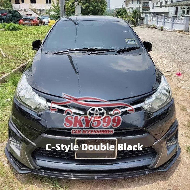 Toyota Vios 2013-2018 Front Bumper Diffuser Lip Wrap Angle Splitters ...
