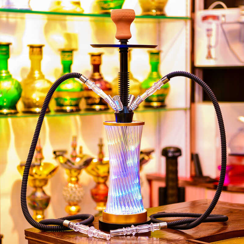 Bagong Arabeng HOOKAH Creative Bar Charging LED Kulay-Liwanag Na Set ...