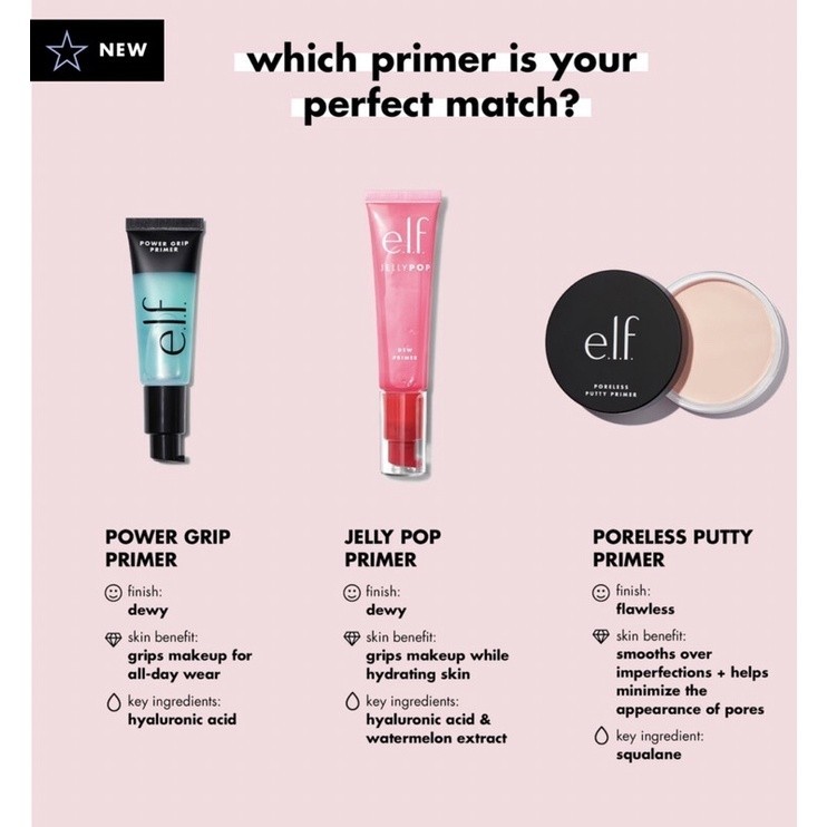 ∇ ♀ ON-HAND ELF Power Grip Primer | Shopee Philippines