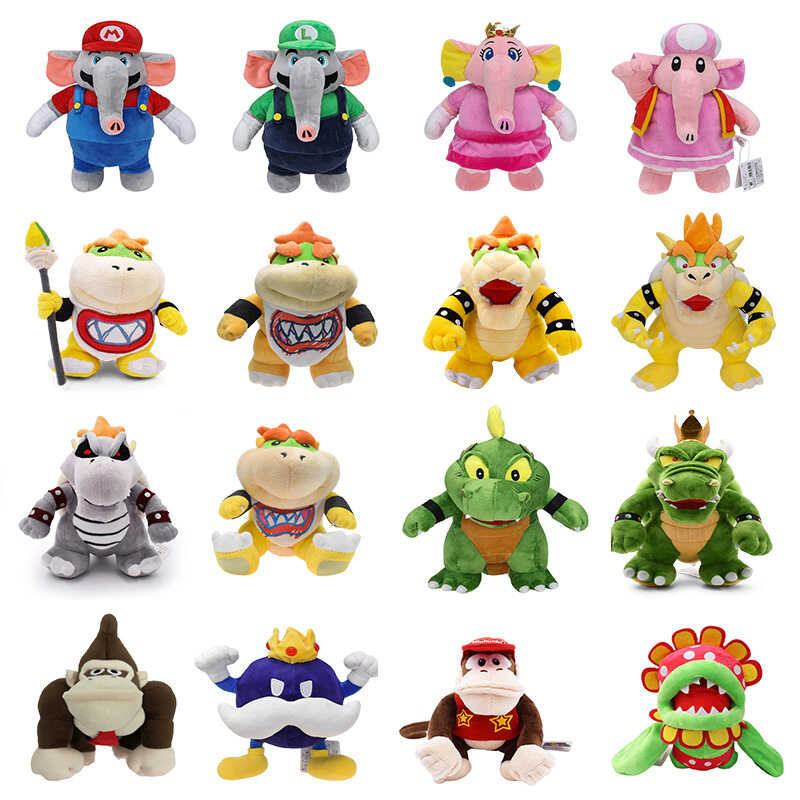 Princess Mario Elephant Luigi Bowser Jr. King Bob-Omb Donkey Kong Roy ...