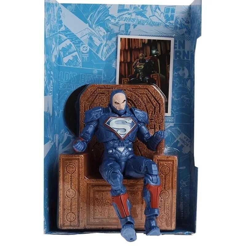 Lexus 7-Pulgada Luther Handmade Blue Superman Power Suit Na May Throne ...