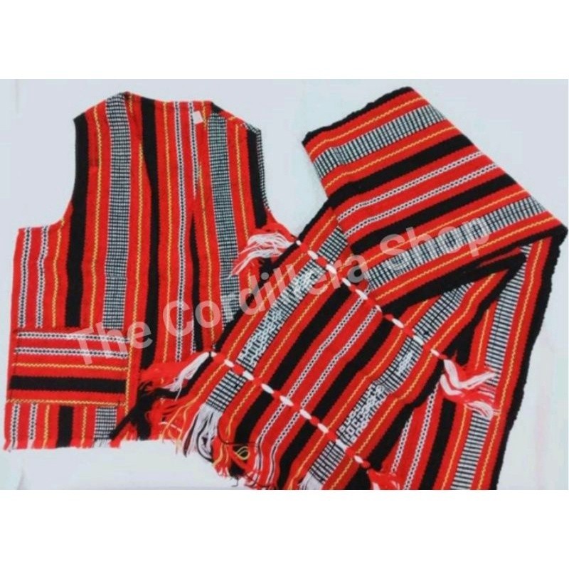 Igorot Cordilleran Attire Costume / Ethnic Attire / Inabel Vest / Bahag ...