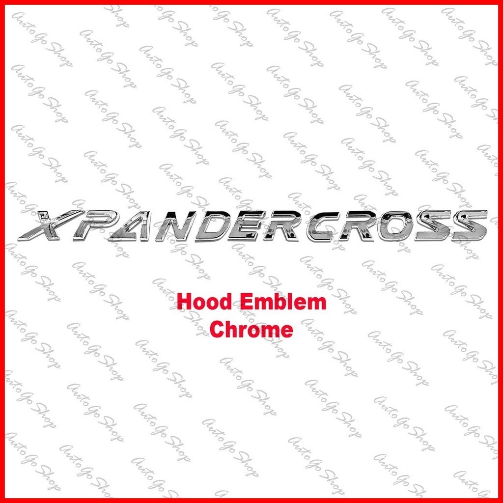 Mitsubishi Xpander Cross Hood Emblem (Chrome) | Shopee Philippines