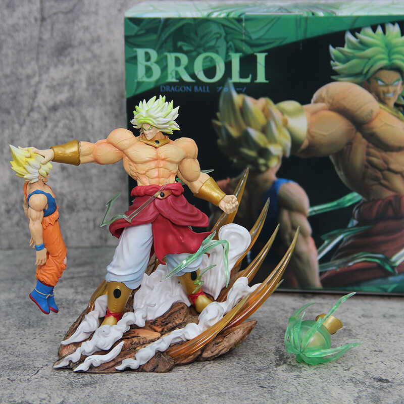 Cm Dragon 20 Ball Animation Action Broly Vs Goku Figure Muscle Fury ...