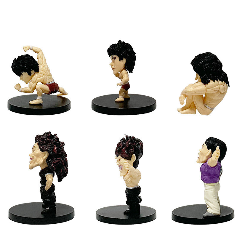 Hanma Baki Anime Son of Ogre Hanma Yujiro/Jack/baki Hanayama Kaoru PVC ...