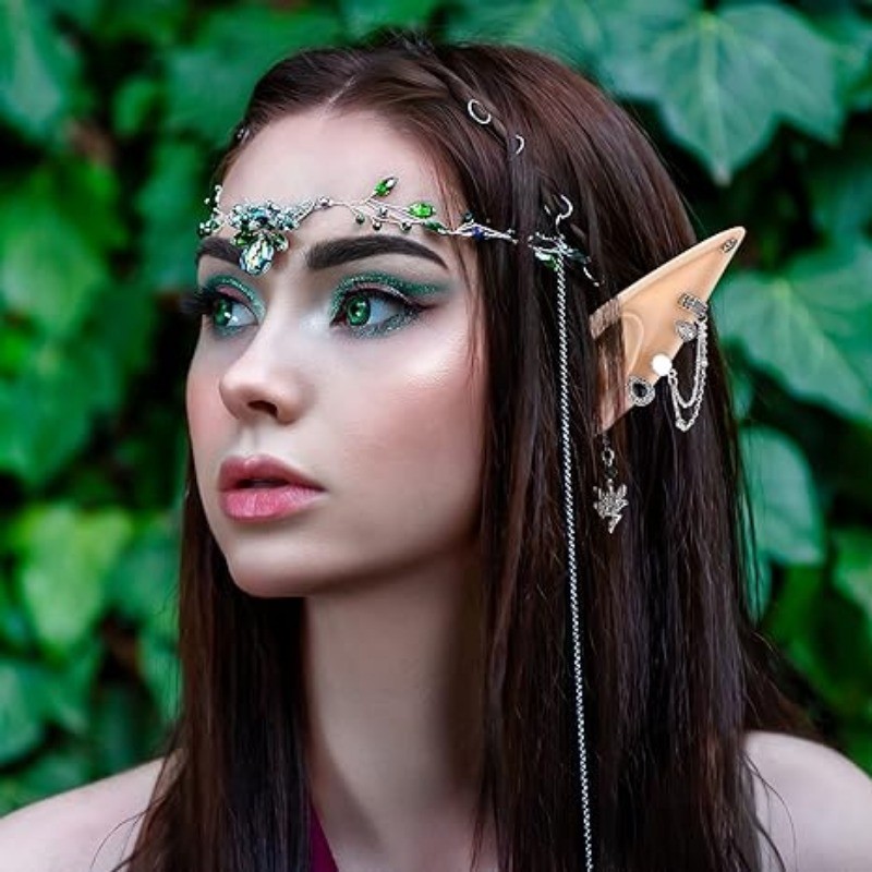 Fairy Pixie Elf Ears Medium and Long Style Cosplay Soft Pointed Ears ...