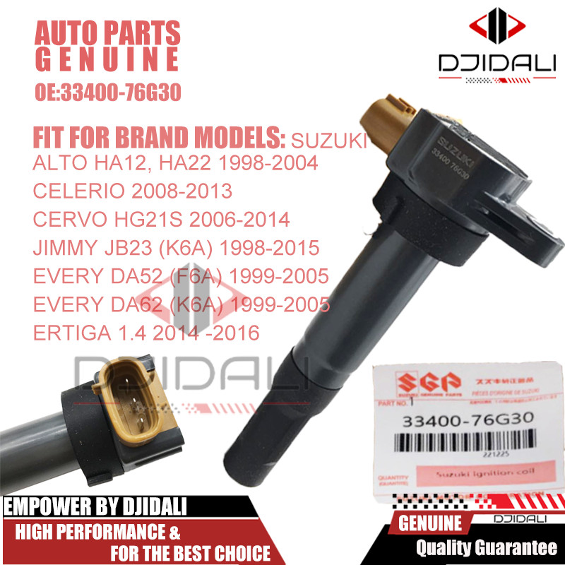 IGNITION COIL 33400-76G30 For SUZUKI Alto Celerio Cervo Jimmy Every ...