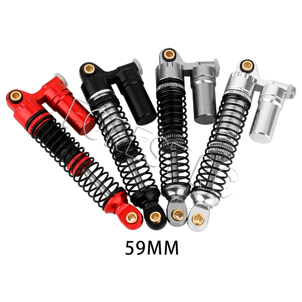 4PCS 53/59/66/78mm Aluminum Alloy Metal Shocks Absorbers Oil Damper for ...