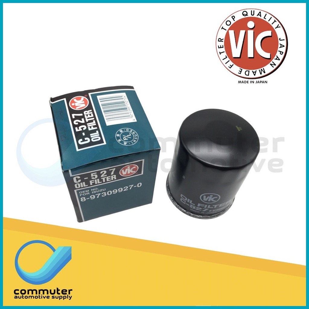 [C-527] VIC Oil Filter Isuzu Crosswind Sportivo, Isuzu DMax, Isuzu ...