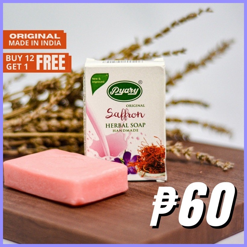 ∇ Pyary Saffron Soap (ORIGINAL) | Shopee Philippines