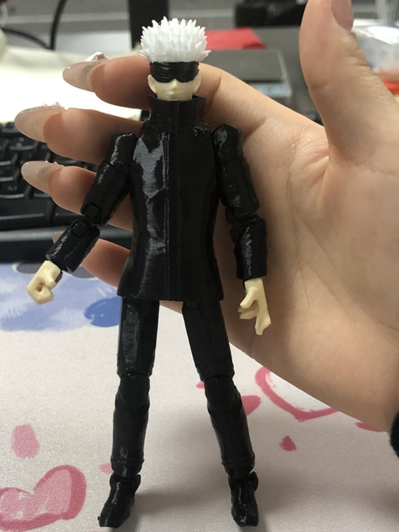 Jujutsu Kaisen 3d Printing T13 Action Figure Gojo Multi-Joint Lucky 13 ...