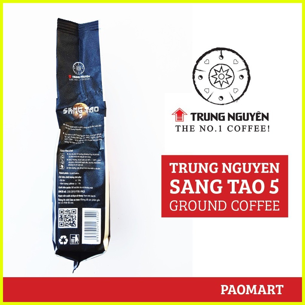 ∈ Trung Nguyen Ground Coffee Creative Sang Tao 5 from Vietnam 340g ...