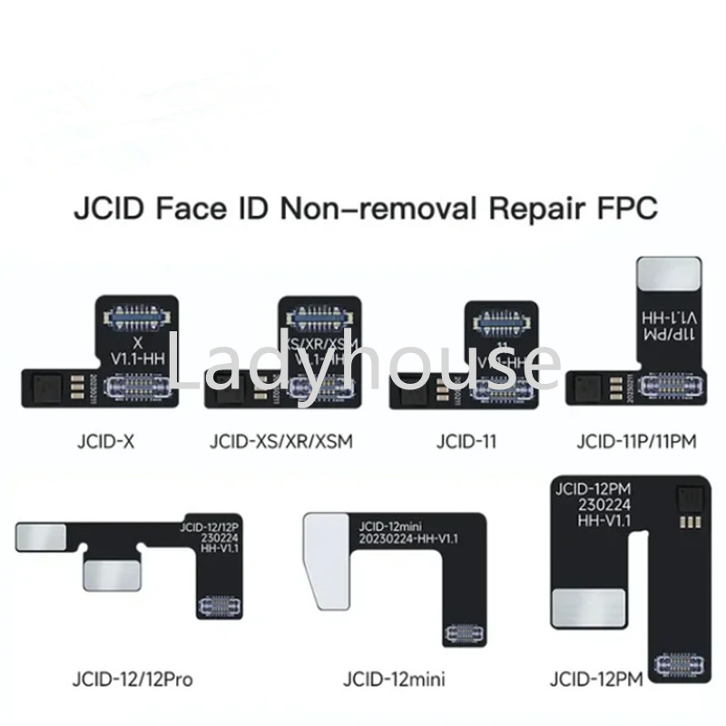 JCID JC Tag-on Face ID Non-removal Repair FPC Flex Cable For X XR XS 11 ...