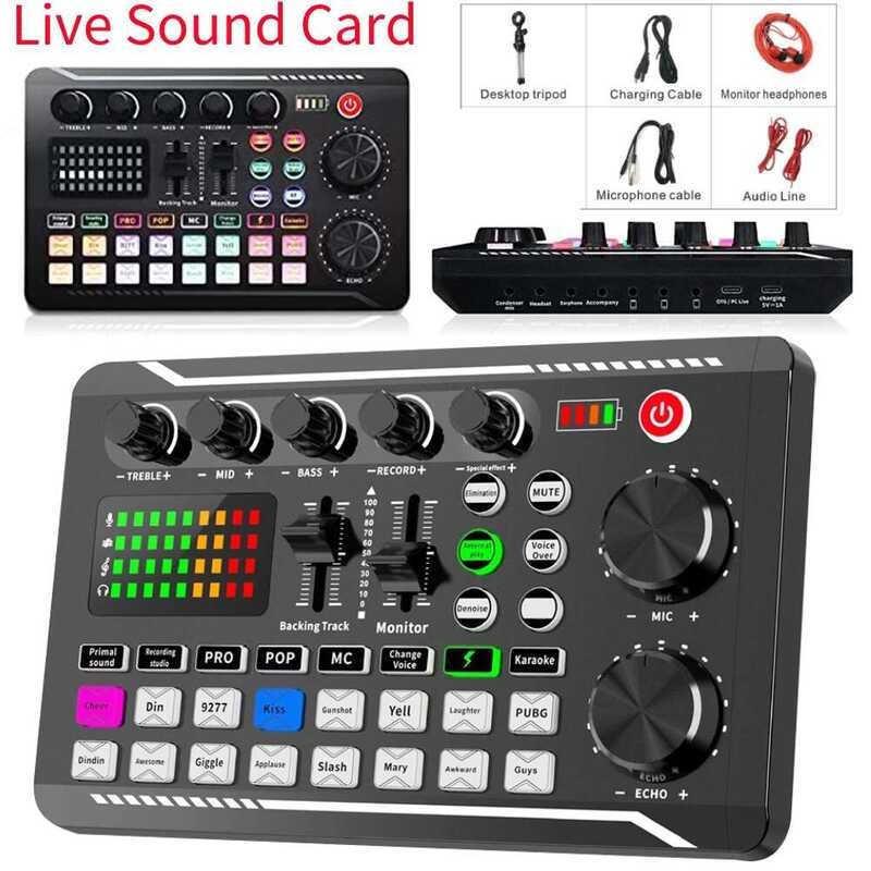 Bluetooth Console Studio Kit Na May USB Microphone Computer Live Voice ...