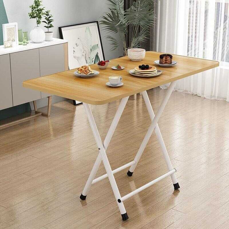 Simple Foldable Table For Small Household Units, Dining Table, Student ...