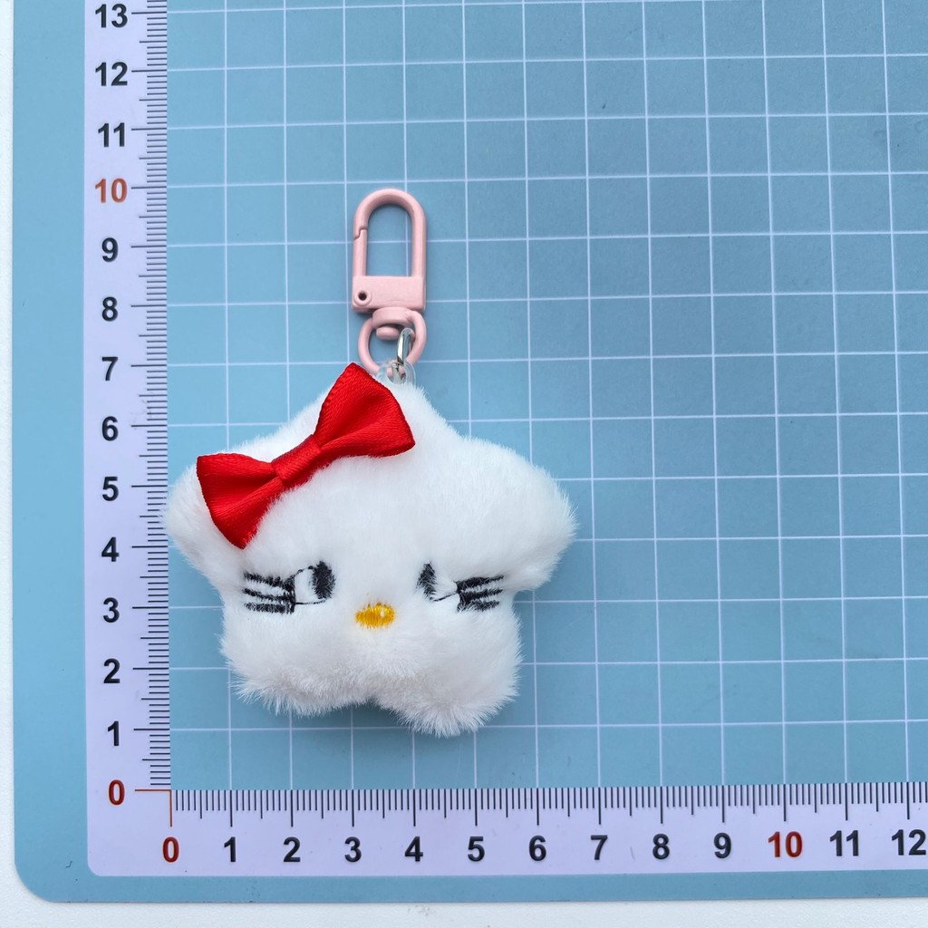 Sanrio Star Plush Keychain 2025 Kawaii Backpack Charm Squishy Cartoon ...