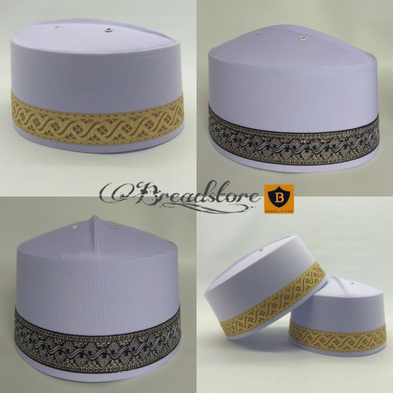 in stock PUTIH White Malaysian Wedding Ceremony SONGKOK Cap Cap - The ...