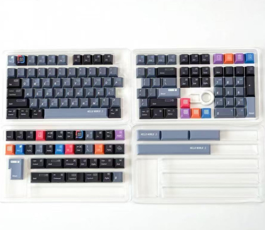 Programmer's Black Keycap Cherry Profile PBT Material DYE-SUB ...