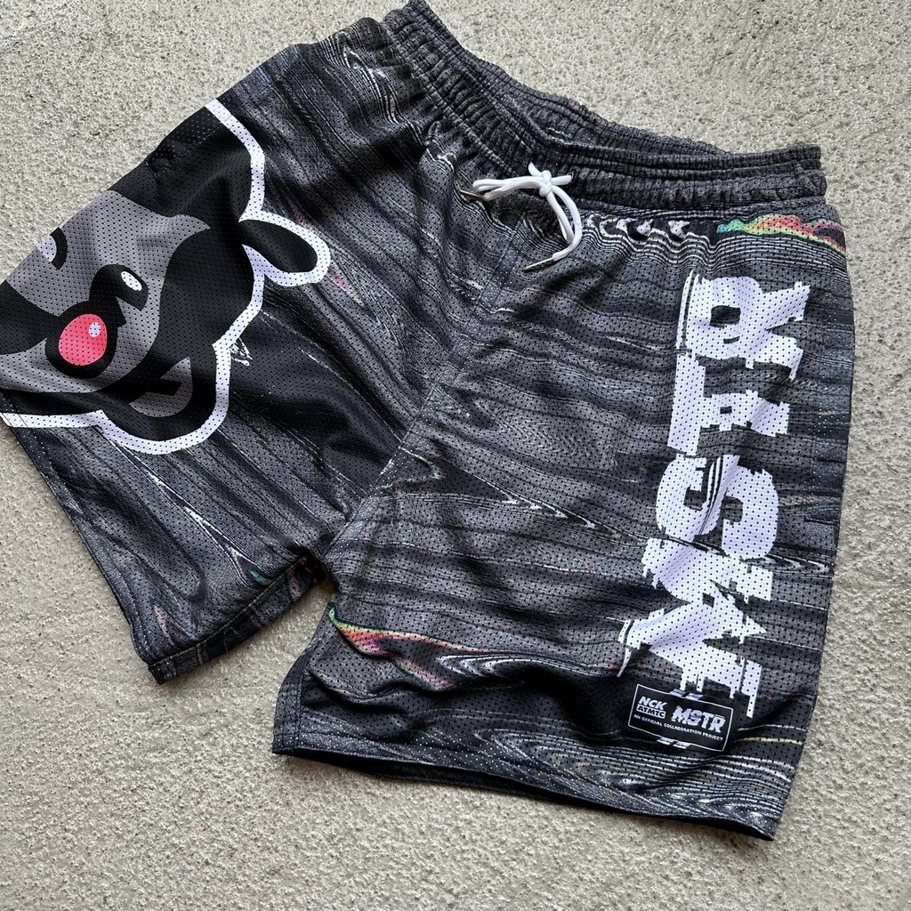 MSTR CO. X NCK AUTOMATIC "STEREO" Mesh Short (Black) | Shopee Philippines