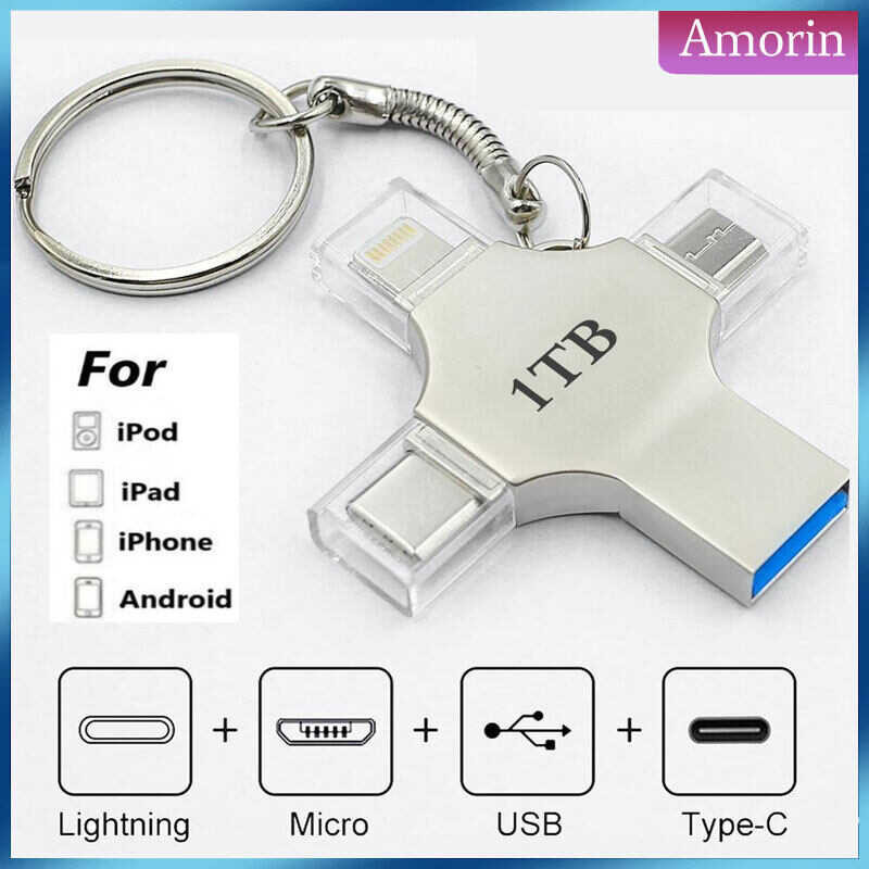 4 Sa 1 OTG Flash Drive High Speed Para Sa Ipad Iphone Android I USB ...