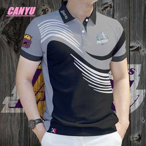 Men's polo shirt, elegant Korean style men's polo shirt - PL196 ...