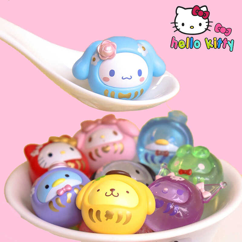 Mini Hello Kitty Toy Blind Sanrio Dharma Series Mysterious Box Desktop ...