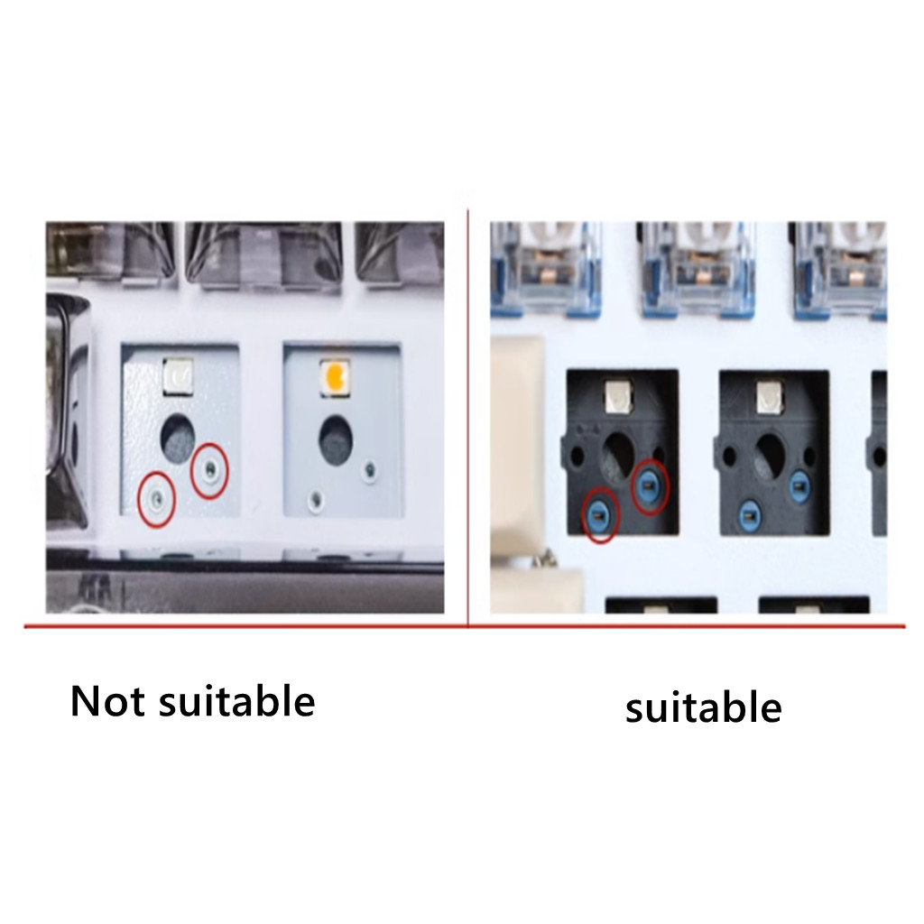 LEOBOG Ice Soul Switch Crystal Switch for Mechanical Keyboard Tactile ...