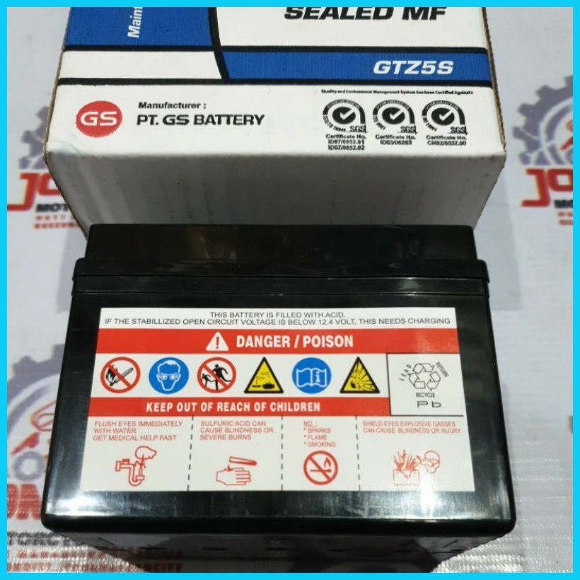 GTZ5S MIO I 125 - SNIPER 150-155 GS BATTERY MOTORCYCLE ( MAINTENANCE ...