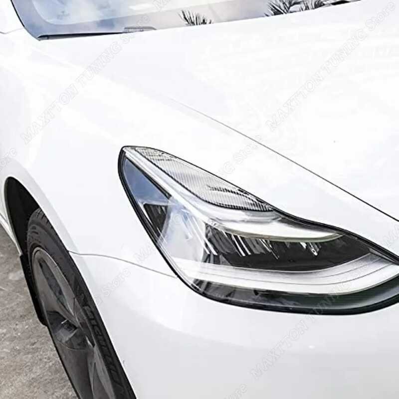 Para Sa Tesla Model Y 2019 2020 2021 2022 2023 ABS Evil Eyebrows Car ...