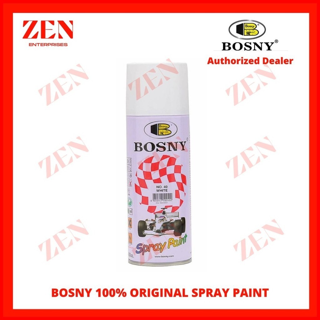 BOSNY 100% ORIGINAL SPRAY PAINT | Shopee Philippines