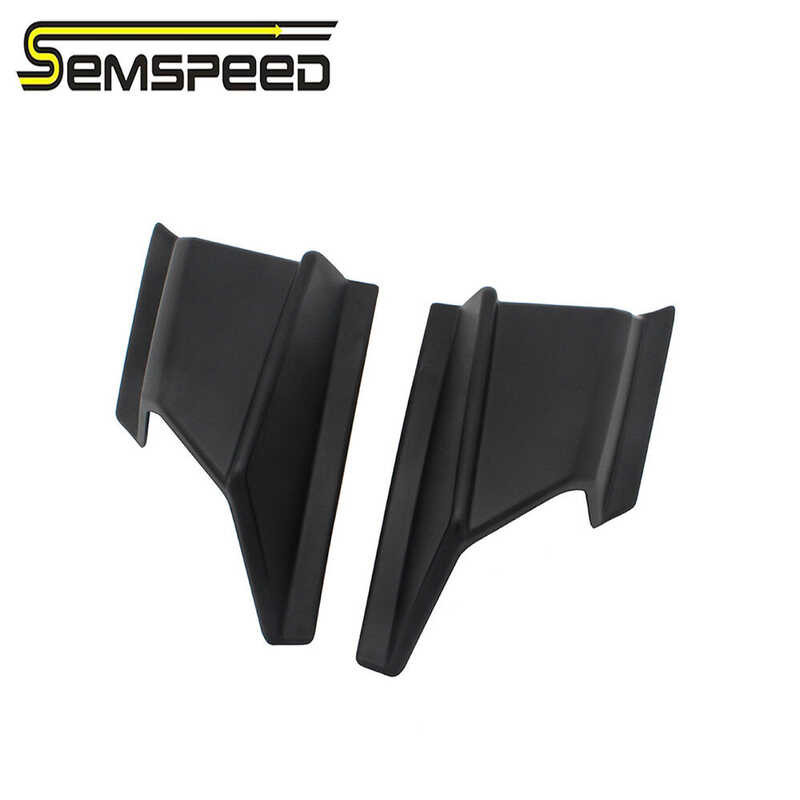 Side SEMSPEED Motorcycle Wind Fin Cover Cowling Wing Panel Fairing Para ...