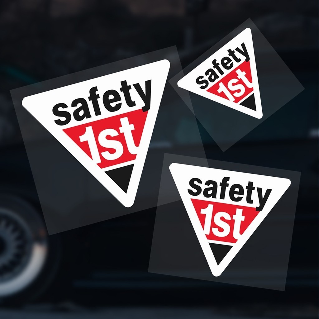 JDM Safety First Warning Reflective Sticker Novice On The Road Rear ...