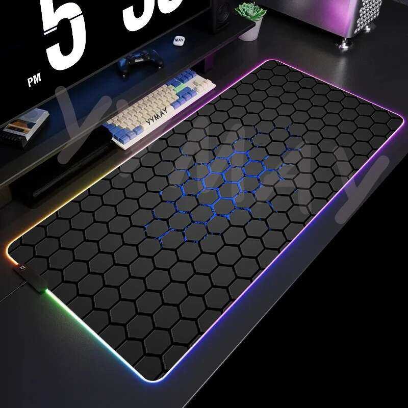 Tt Large RGB Pad Geometric XXL Gaming Epad LED E Mat Gamer Epads ...