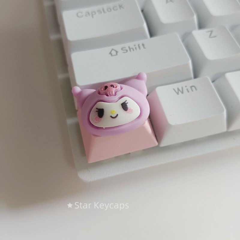 Personalized Keycaps Cute Sanrio Kurumi Melody Keycaps, 1.25u Ctrl / Fn ...