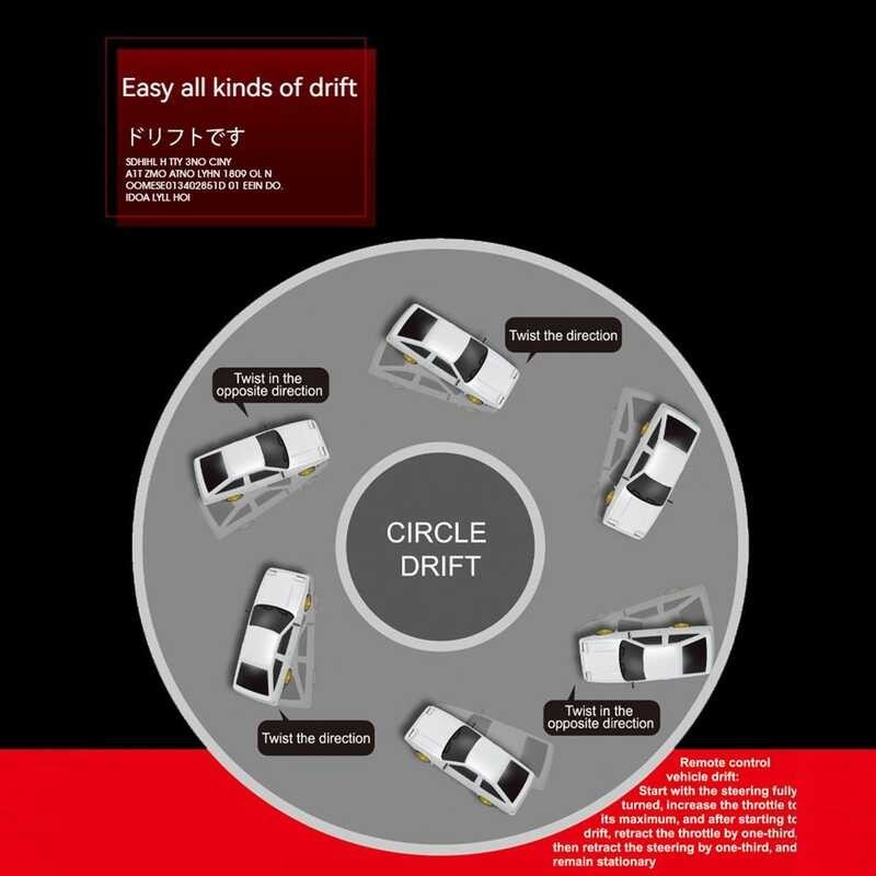 LDRC Ld1802 Rx7 1/18 2.4G 2Wd RC With LED Lights 10Km/H Rechargeable ...