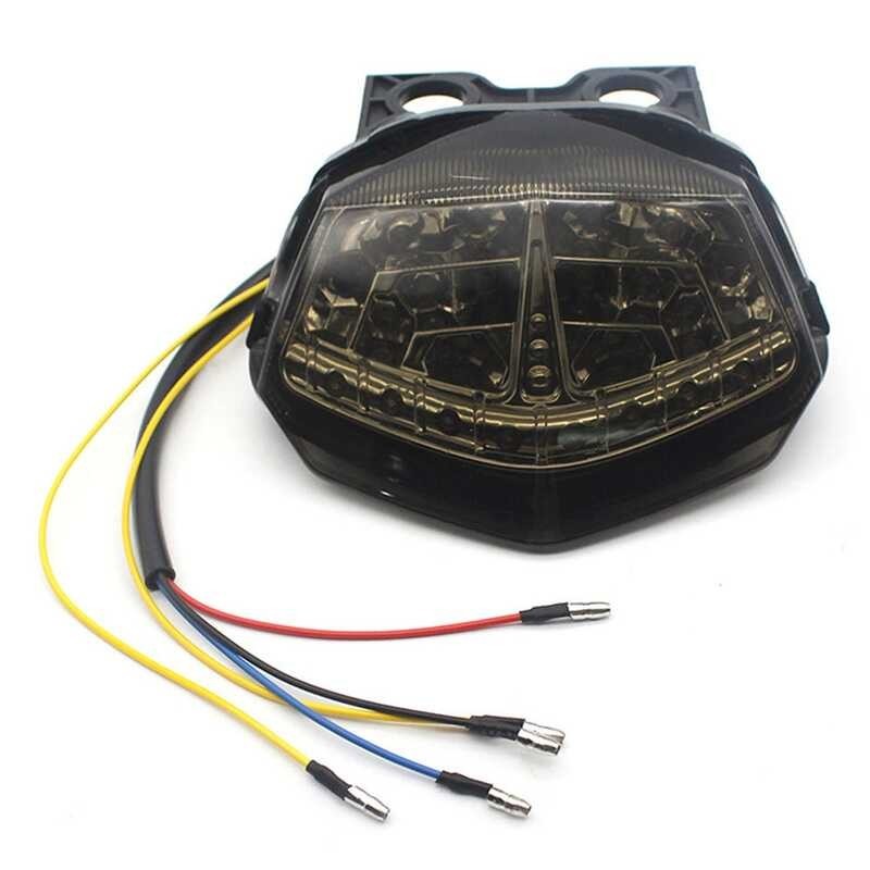 Rear Bisikleta Black Tail Brake Turn Signals Integrated LED Light Para ...