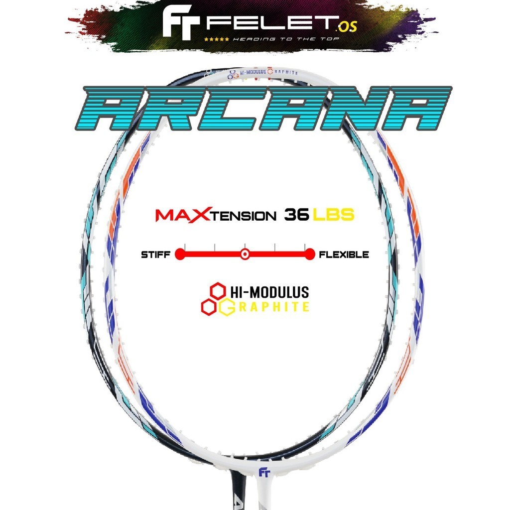 FELET ARCANA 4U Badminton Racquet By FLEET | Shopee Philippines