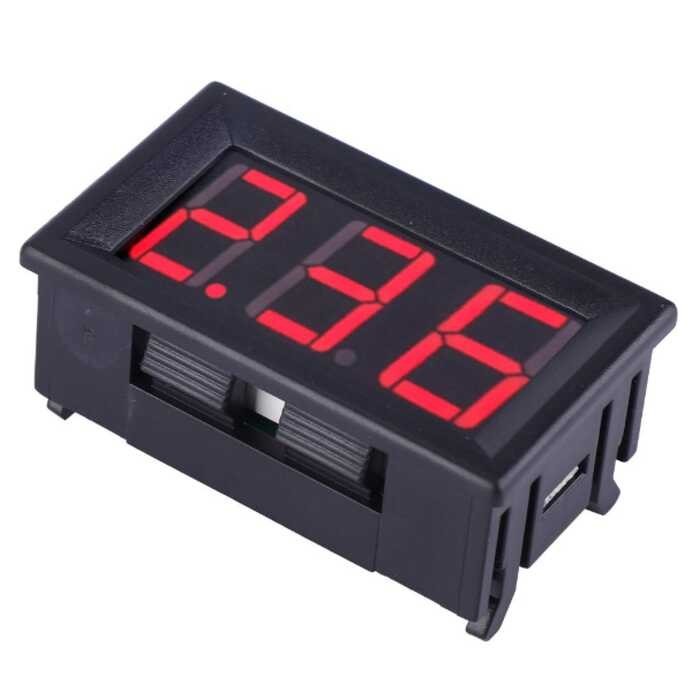 TEST VOLT WATER PROOF Digital Ammeter, LED Display, DC Current Meter, 3 ...