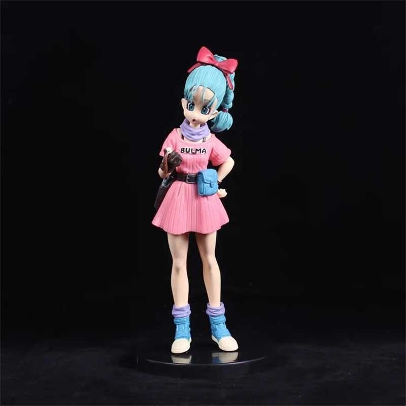 BANDAI Anime Dragon Ball Z Bulma Larawan Kawaii Girl PVC Action Figure ...