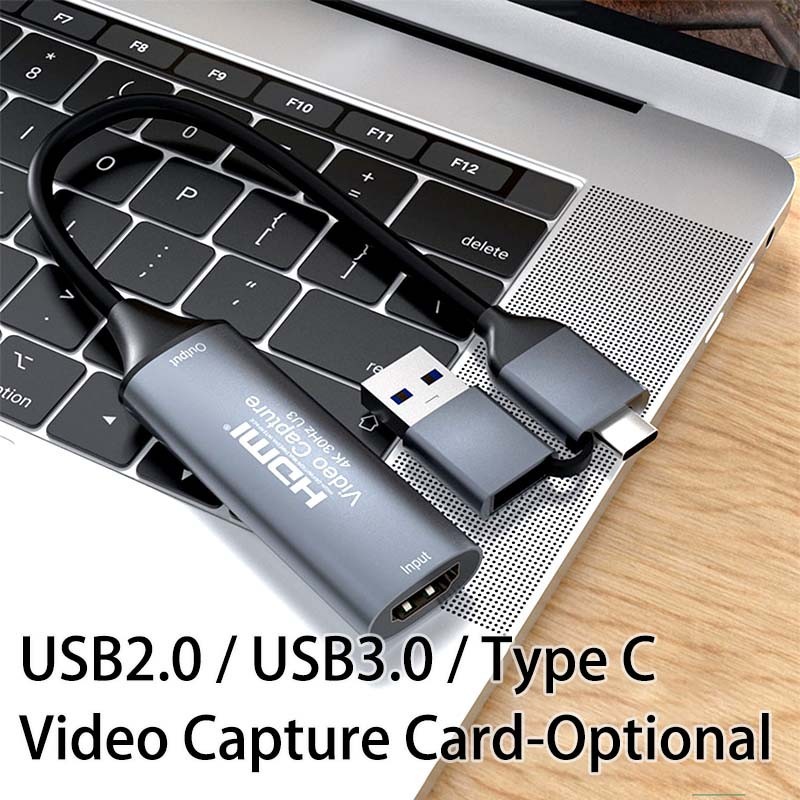 Type C USB3.0 USB 2.0 Video Capture Card 4K To 1080P HDMI Video Grabber ...