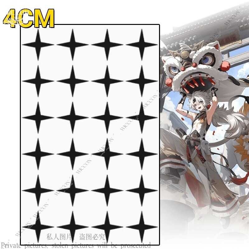 Lingyang Yangyang Calcharo Yinlin Game Wuthering Waves Cosplay Tattoo ...